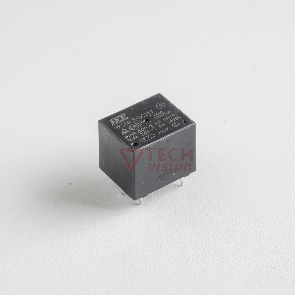 Relay 24v HKE 5Pin 5 Pin Kaki 24VDC 24volt 24 Volt Hitam | Lazada Indonesia