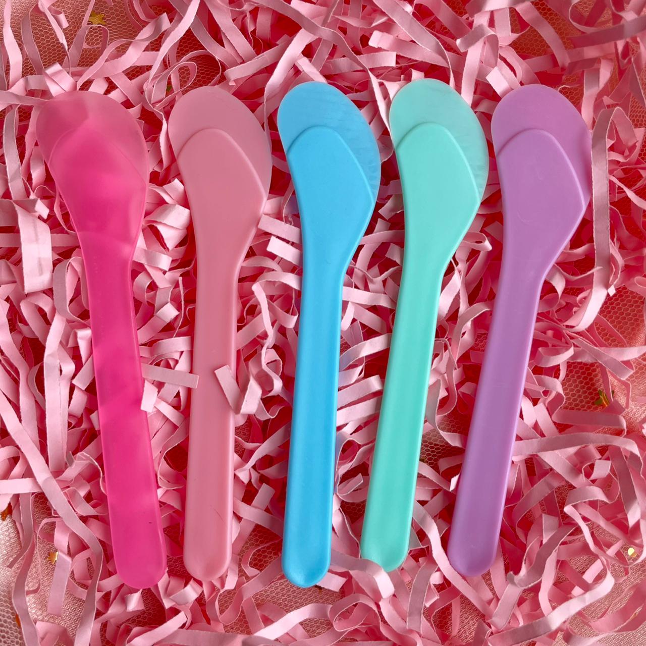 Spatula masker Bahan plastik tebal Sendok pengaduk masker | Lazada ...