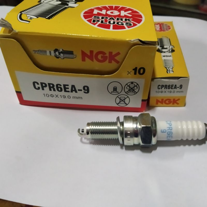 (COD) BUSI NGK ORIGINAL CPR6EA-9 BEAT, VARIO, BLADE, SUPRA X, BYSON ...