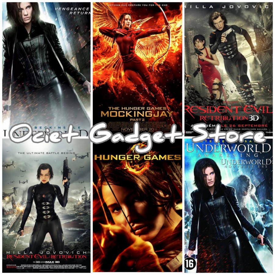 Flashdisk 32gb Film Serie Resident Evil,Hunger Games & Underworld + 2 ...