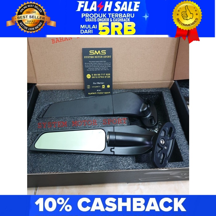 Spion Stealth Spion Winglet PCX dan Breket Spion Model h2 Tm | Lazada ...
