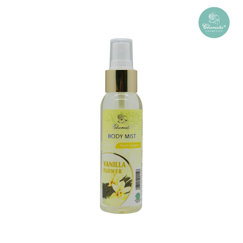 Claresta Body Mist Vanilla Flower Fresh Cologne | Lazada Indonesia