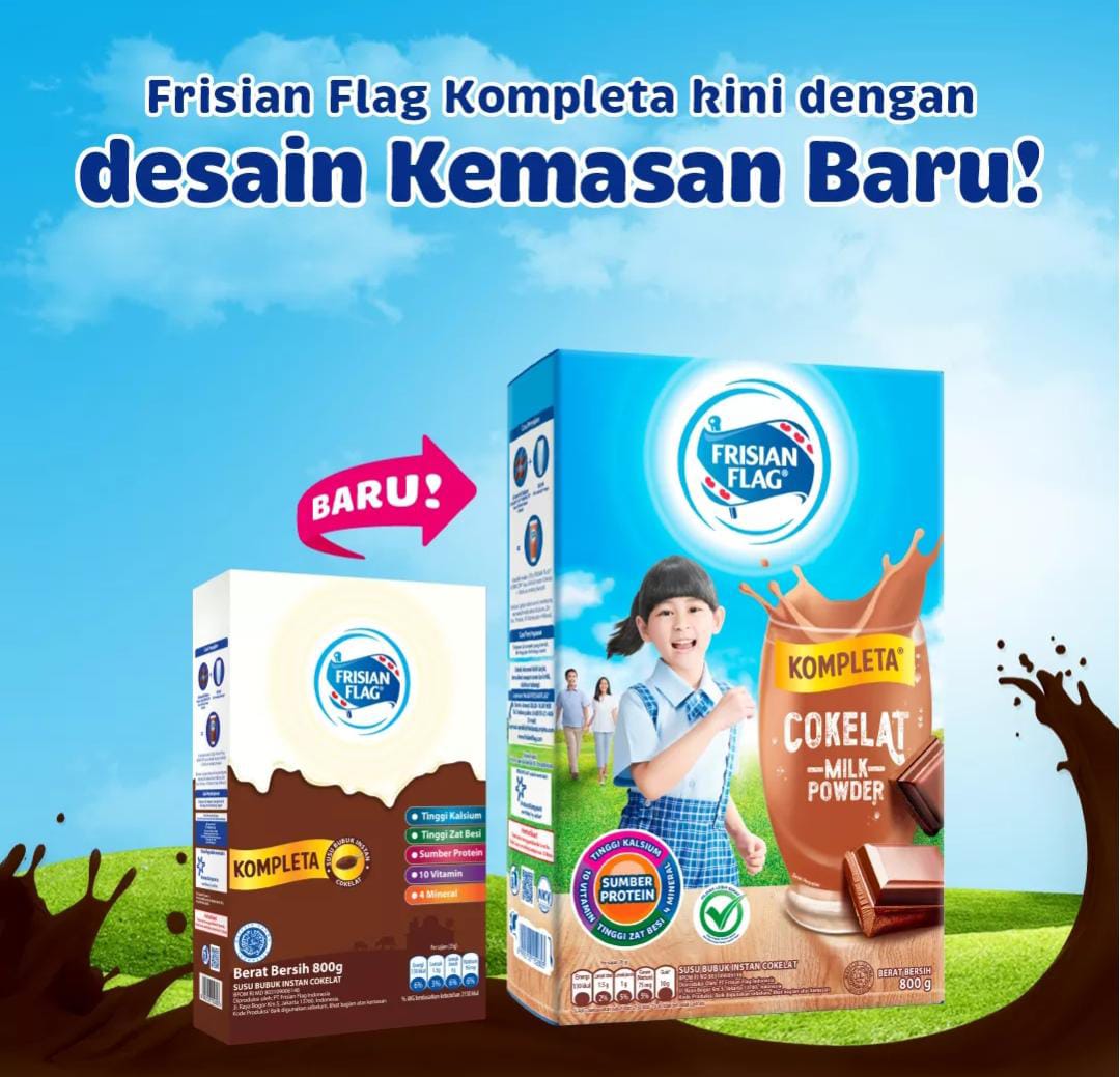 Frisian Flag Kompleta Coklat 800gr | Lazada Indonesia