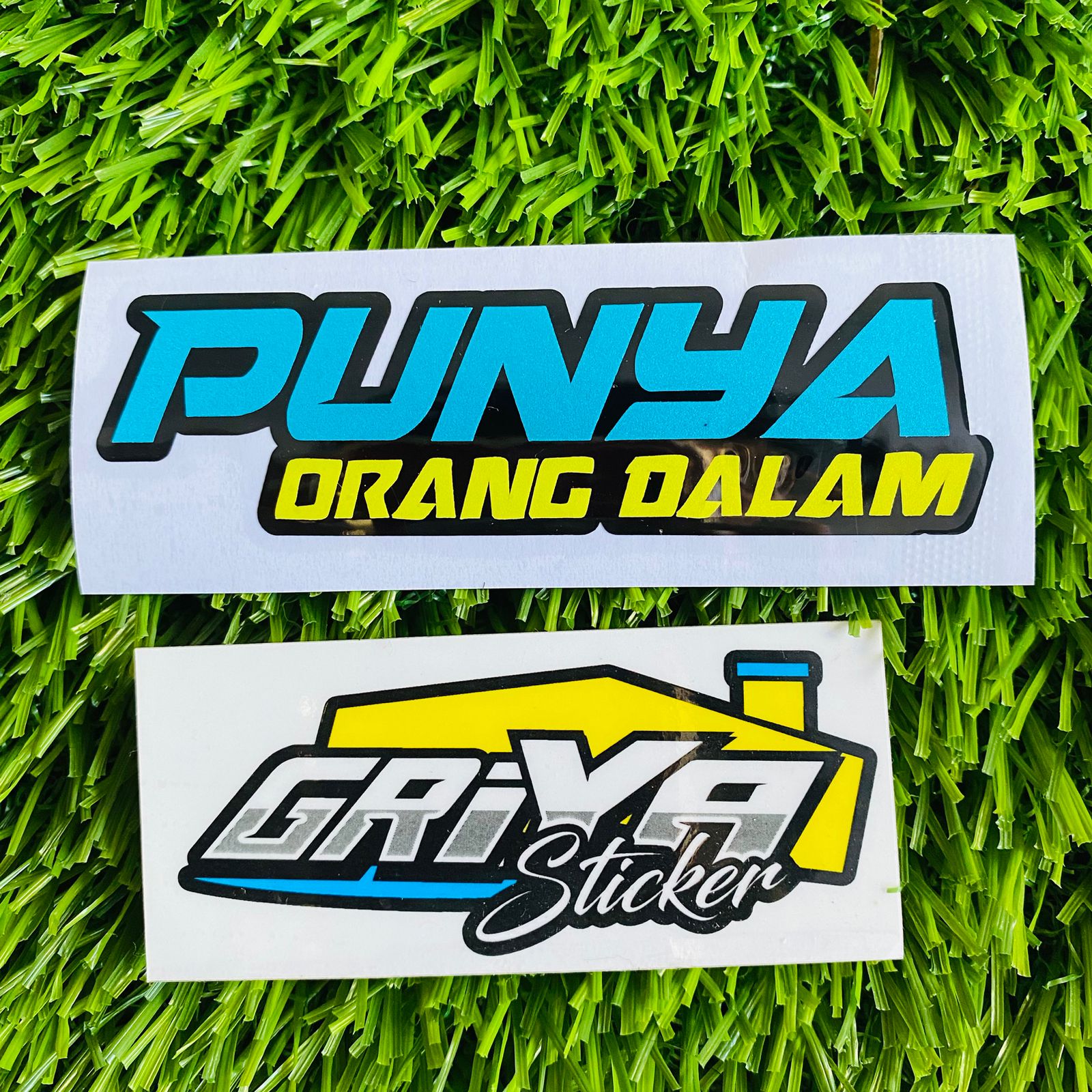 stiker PUNYA ORANG DALAM sticker cutting wong pusat viral | Lazada Indonesia