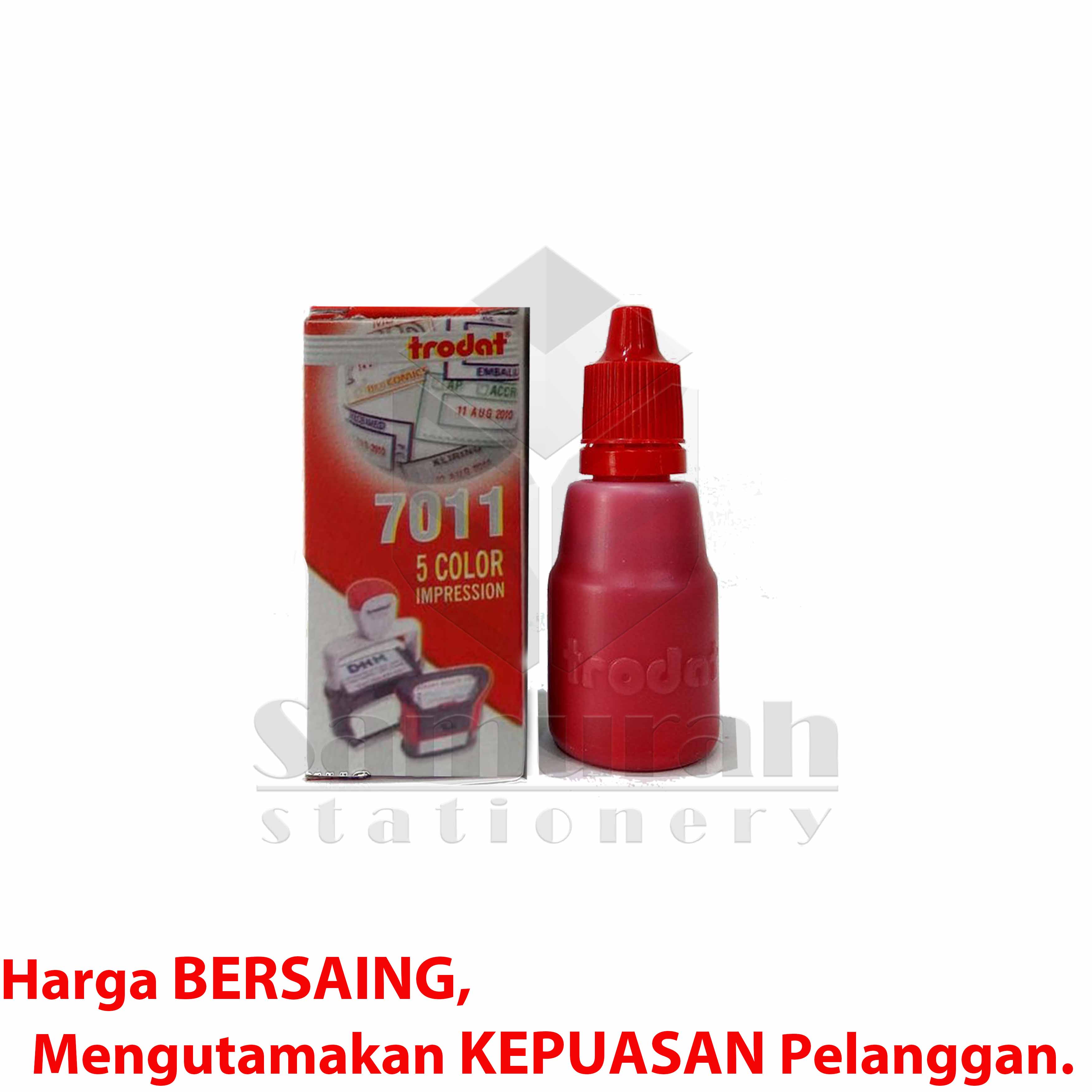 Isi ulang Tinta Cap Stampel Otomatis Trodat 7011 / Refill Stamp Ink 25 ...