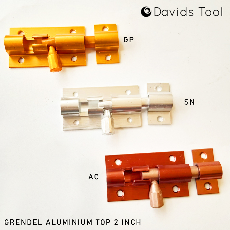 Grendel Pintu Jendela Slot Aluminium 2 Inch Top | Lazada Indonesia