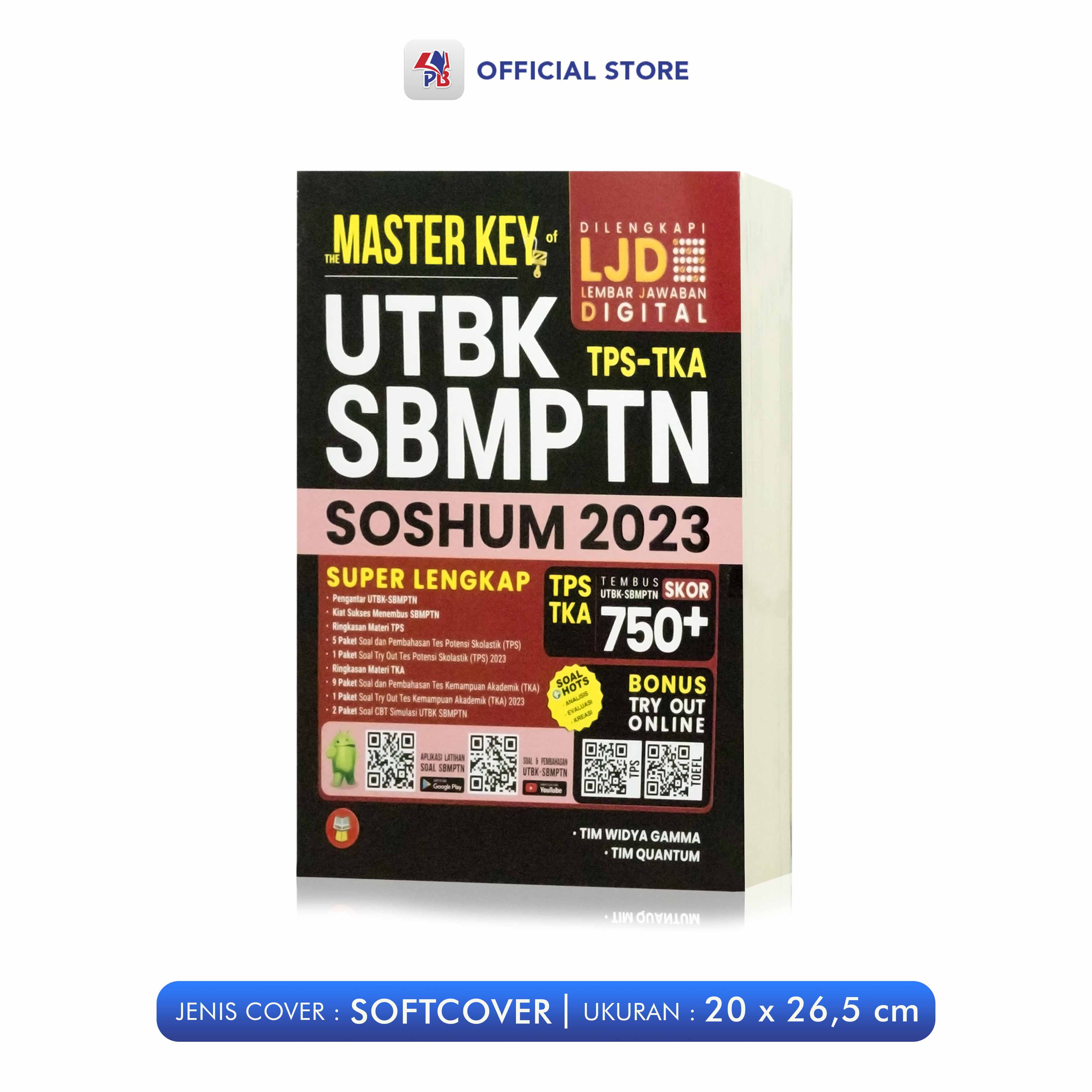 Buku Utbk The Master Key Of Utbk Tps Tka Sbmptn Soshum 2023 Super