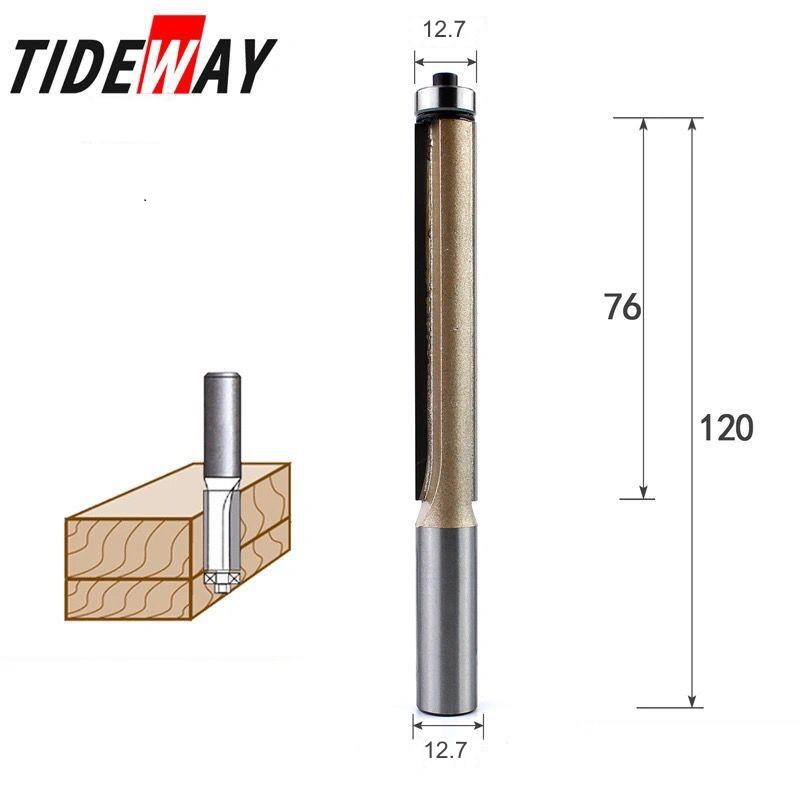 Mata Router Profil Kayu 7,5cm Knife Extra Long Flush Trim Router Bit ...