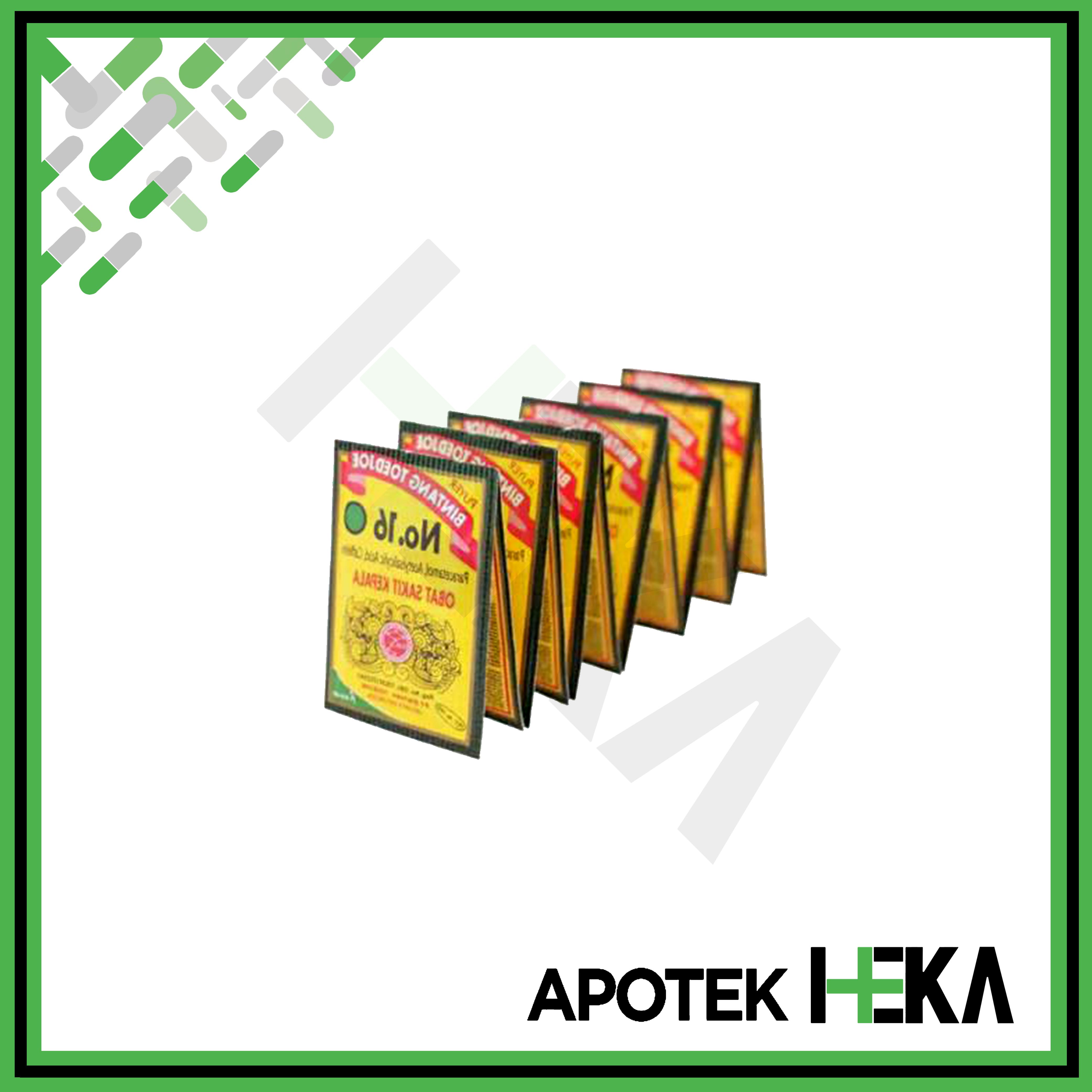 Puyer OSK Bintang 7 Toedjoe No. 16 Lusin isi 12 sachet - Sakit Kepala ...