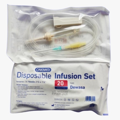 Infuset Onemed Dewasa Dan Anak Disposable Infusion Set | Lazada Indonesia