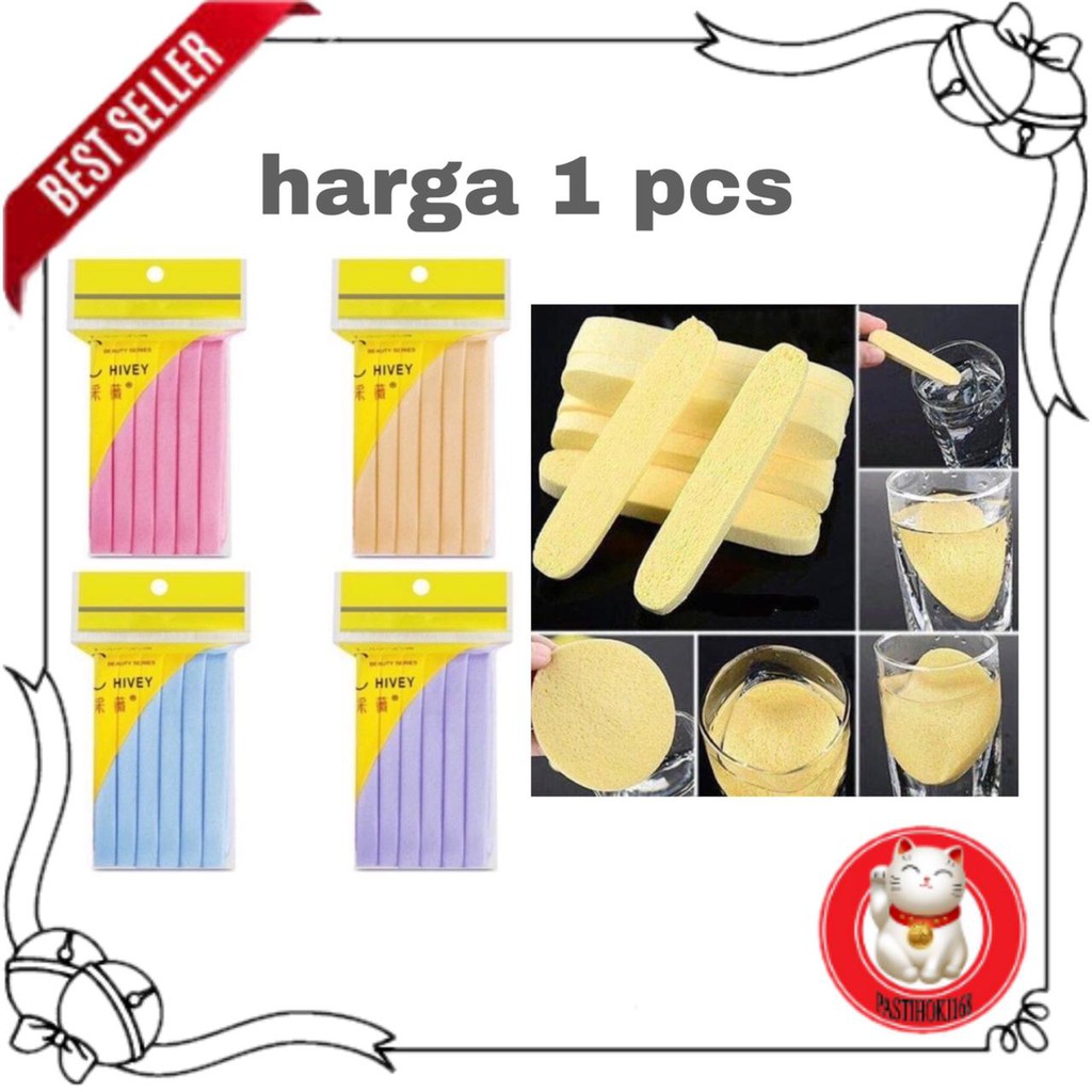 SPONS KENTANG / SPONS CUCI MUKA / FACIAL SPONGE / SPONGE STICK ...