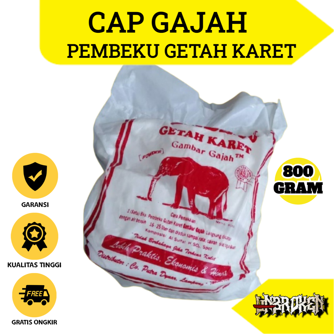 Pembeku Getah karet cap gajah aman di tangan getah karet sangat cepat ...