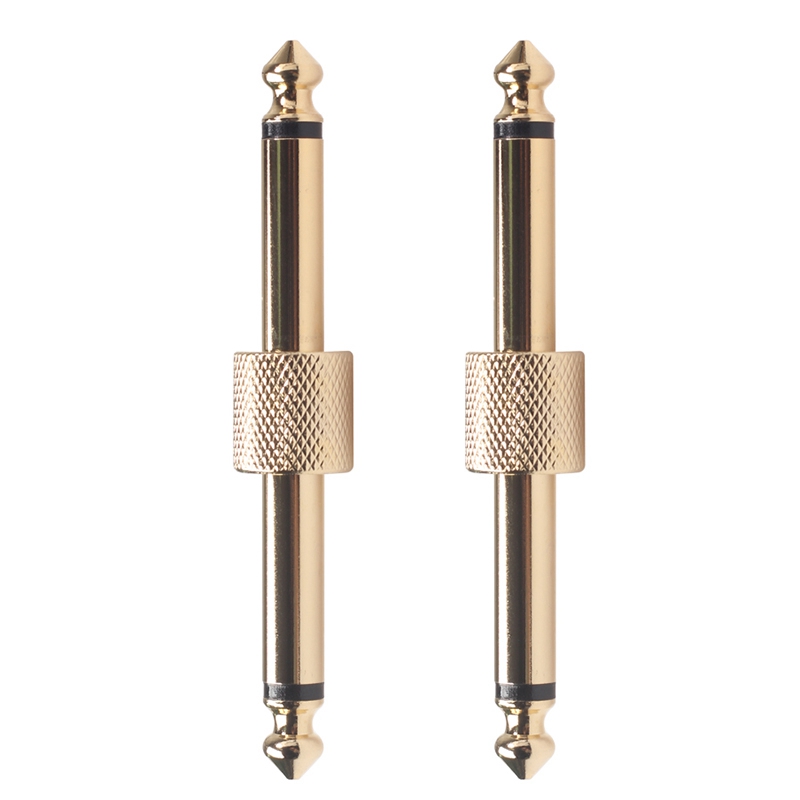 5Pcs 1/4 Inch 6.35 mm Guitar Effects Pedal Connector Coupler Jack ...