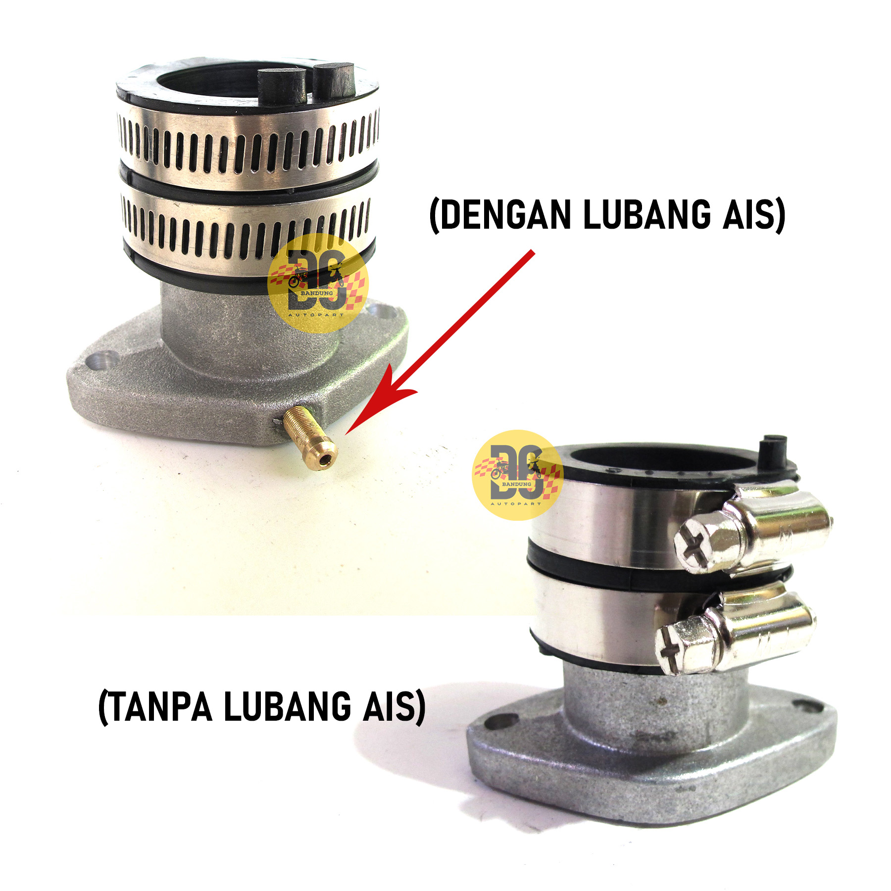 intake manipol pe28 untuk tiger/ GL pro/ Thunder/ satria Fu/ Megapro ...