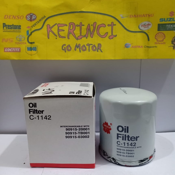 FILTER OLI C-1142 SAKURA GRAND INNOVA - KIJANG EFI 2.0 - OIL FILTER ...