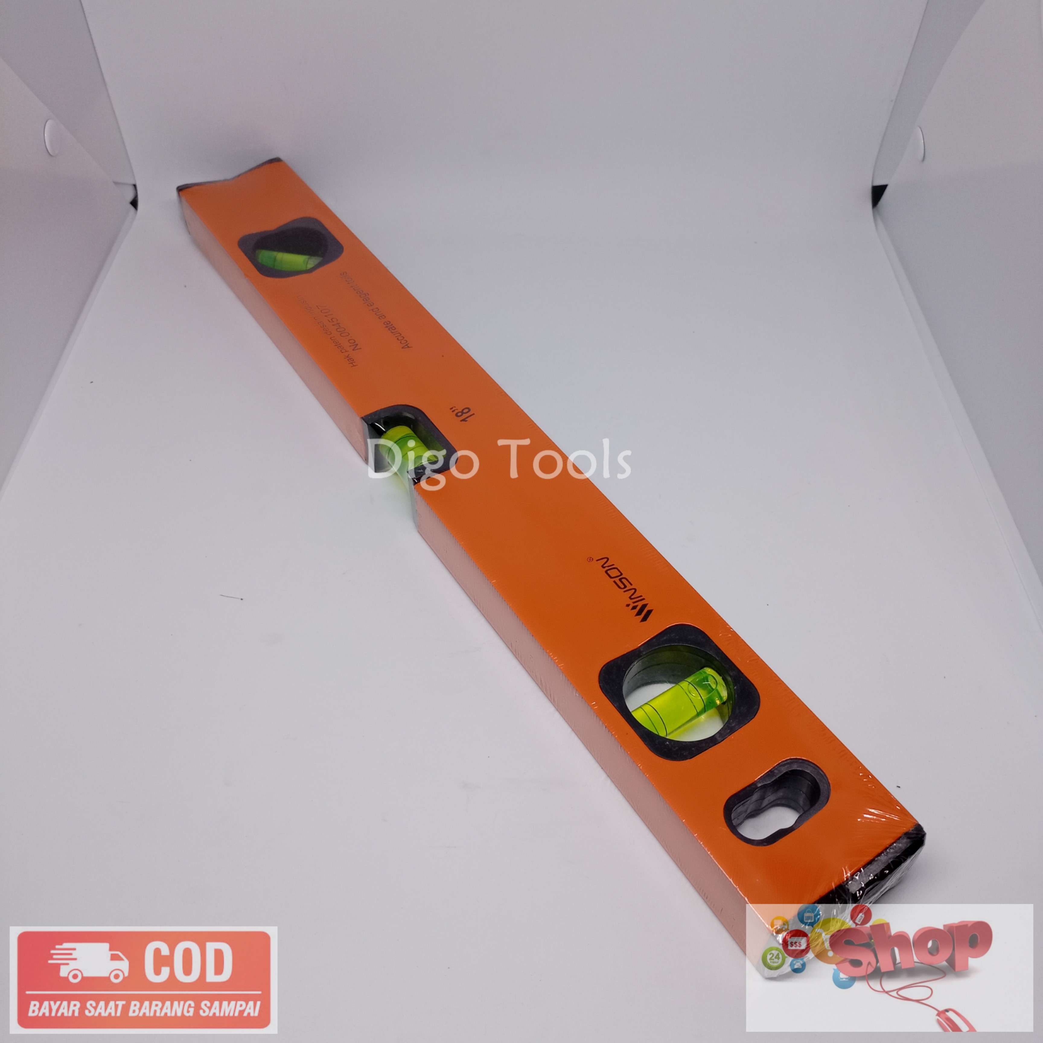 Waterpas Magnet 18 Inci / Waterpass 45cm / Alat Ukur Tukang Murah ...