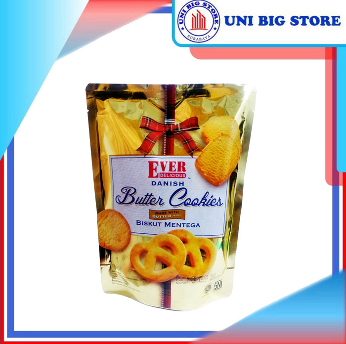 Ever Delicious Danish Butter Cookies 150 gr Biskuit Kukis Mentega ...