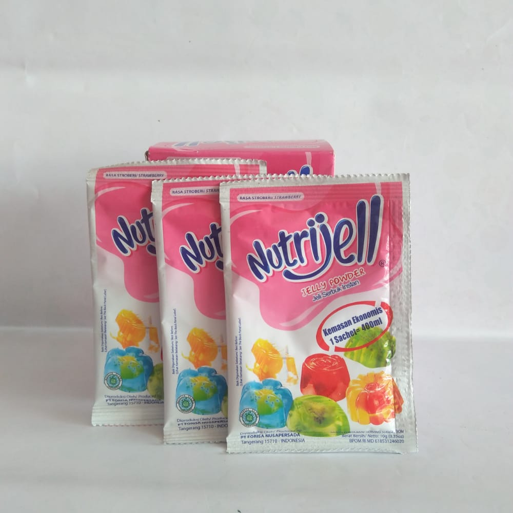 Nutrijell Rasa Stroberi 10 Gram 1 Dus | Lazada Indonesia