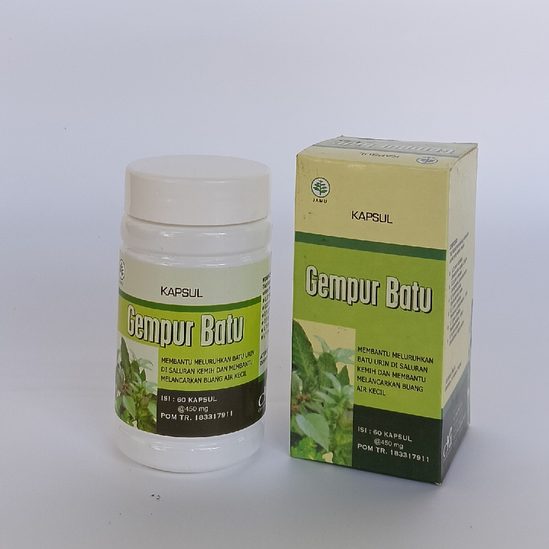 Gempur Batu 60 KAPSUL Untuk solusi melancarkan buang air kecil/batu ...