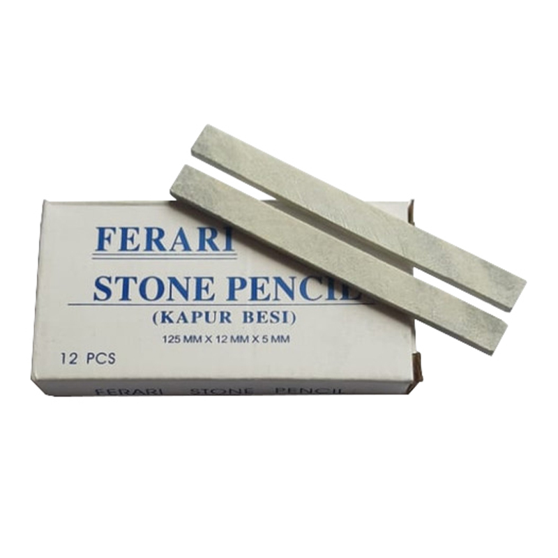 Kapur Besi Ferari Putih - Plate Stone Pencil - Pensil Tulis Besi Ferrari / Pensil Batu - Mitra ...