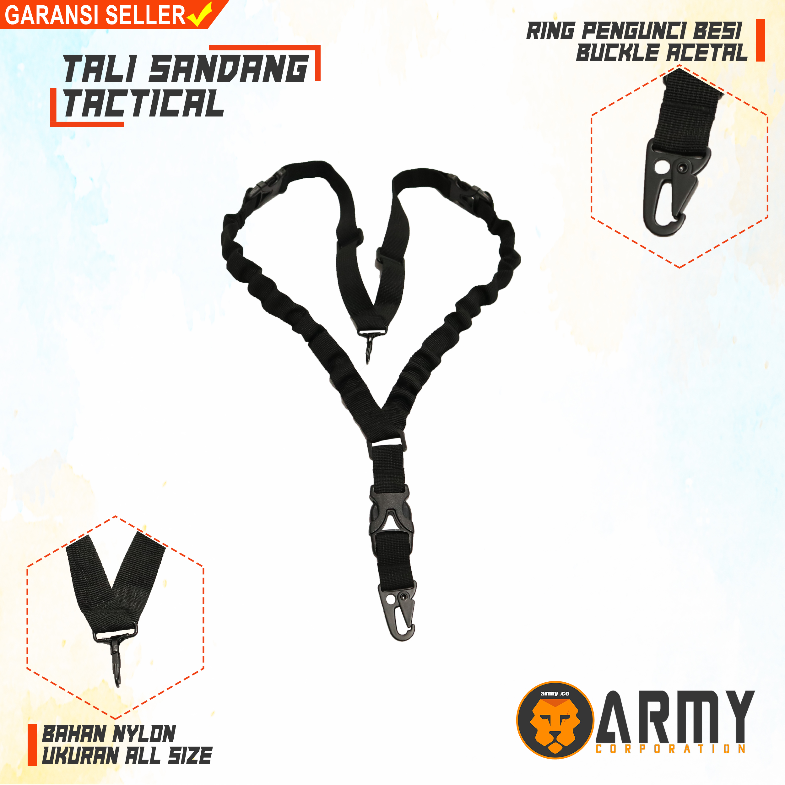 tali sandang tactical | Lazada Indonesia