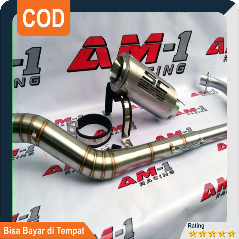 New Promo Original PROMO COD Knalpot Racing SC Project Titan Carbon ...