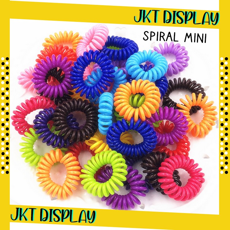 ACC [ISI 5] IKAT RAMBUT SPIRAL / KARET RAMBUT SPIRAL/ IKAT RAMBUT ANAK ...