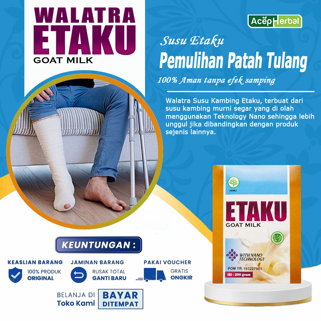 Obat Patah Tulang Retak Remuk Pengapuran Tulang Kropos Cedera Tulang ...