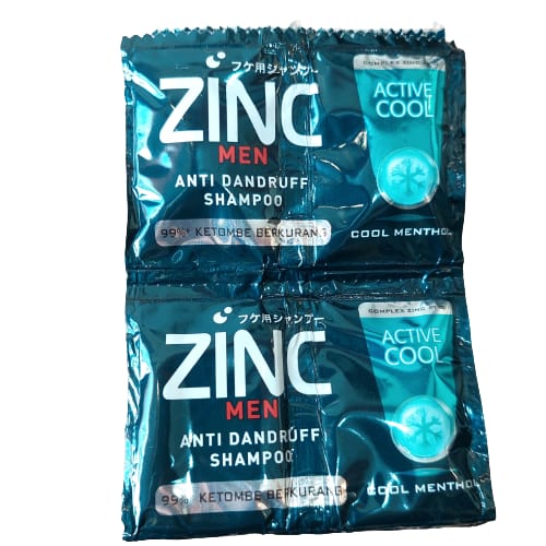 SHAMPOO ZINC Sampo 10ml ( 1 Renceng isi 12 sachet / 24pcs ) | Lazada ...