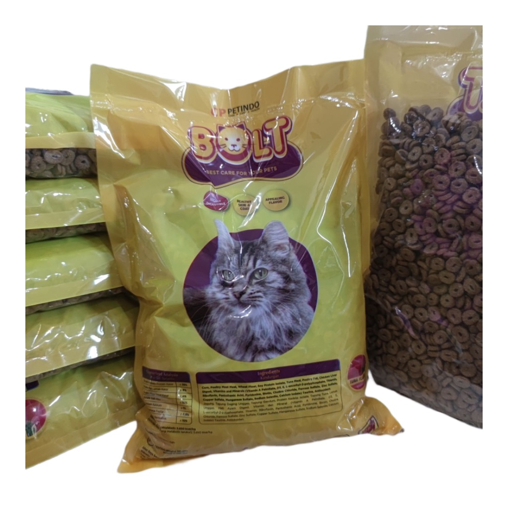 Makanan Kucing BOLT 800gr / Cat Food Bolt 800gr Murah | Lazada Indonesia