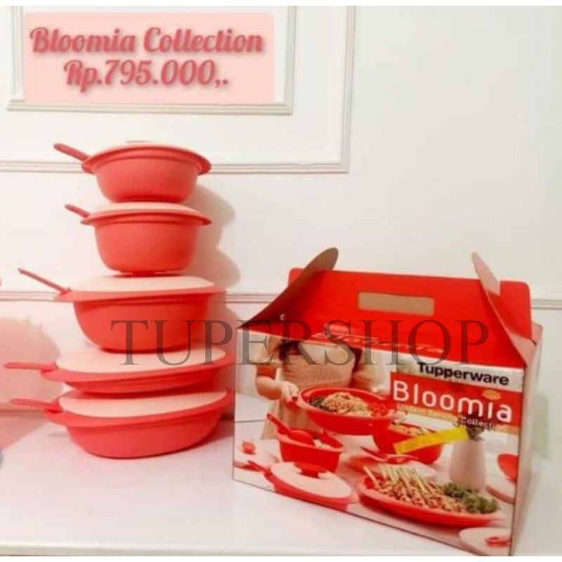 TUPPERWARE BLOSSOM COLLECTION BLOOMIA COLLECTION | Lazada Indonesia