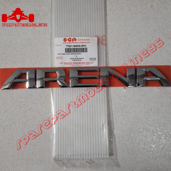 Emblem ARENA Suzuki APV Arena ASLI SGP | Lazada Indonesia