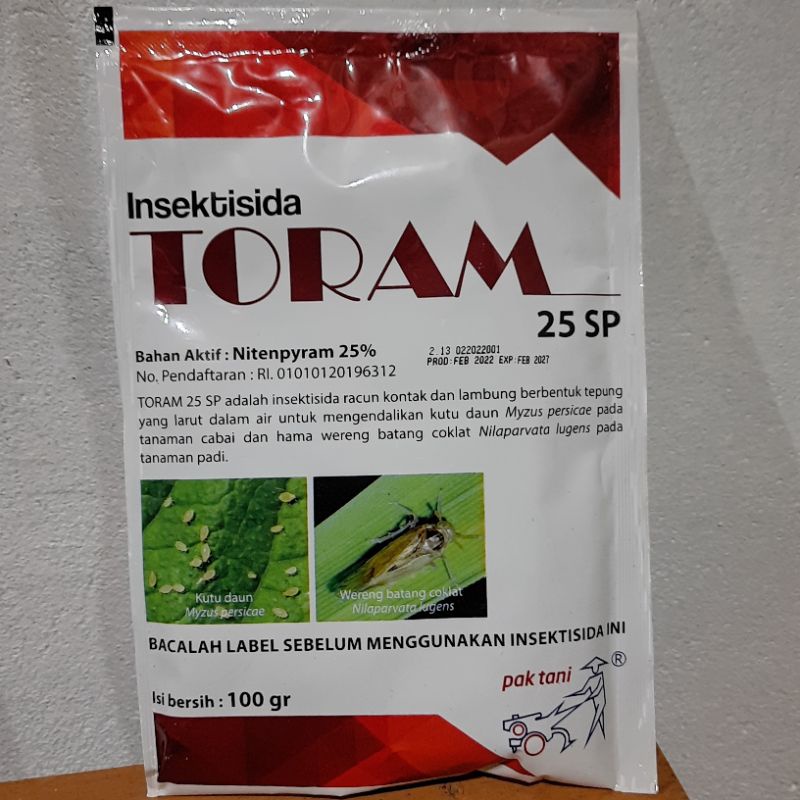 TORAM 25 SP Insektisida 100 gram (original) | Lazada Indonesia