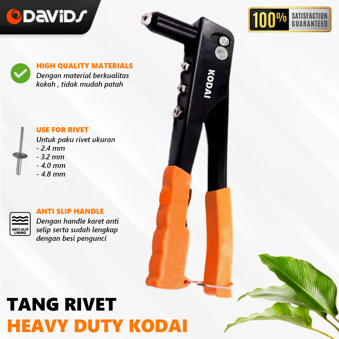 Tang Rivet Ripet Rifet Stang Hand Riveter 10 Inch | Lazada Indonesia