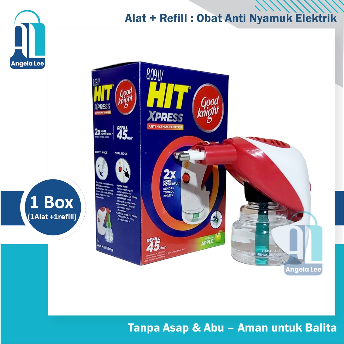 Alat Obat Anti Nyamuk Elektrik HIT XPRESS Good Knight dan refill 35ml ...