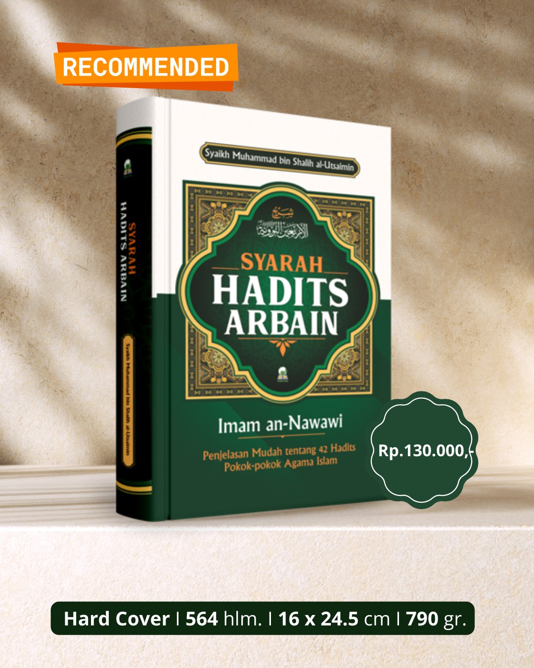 Cover BARU HIJAU - Syarah Hadits Arbain Imam an Nawawi DARUL HAQ Ori ...