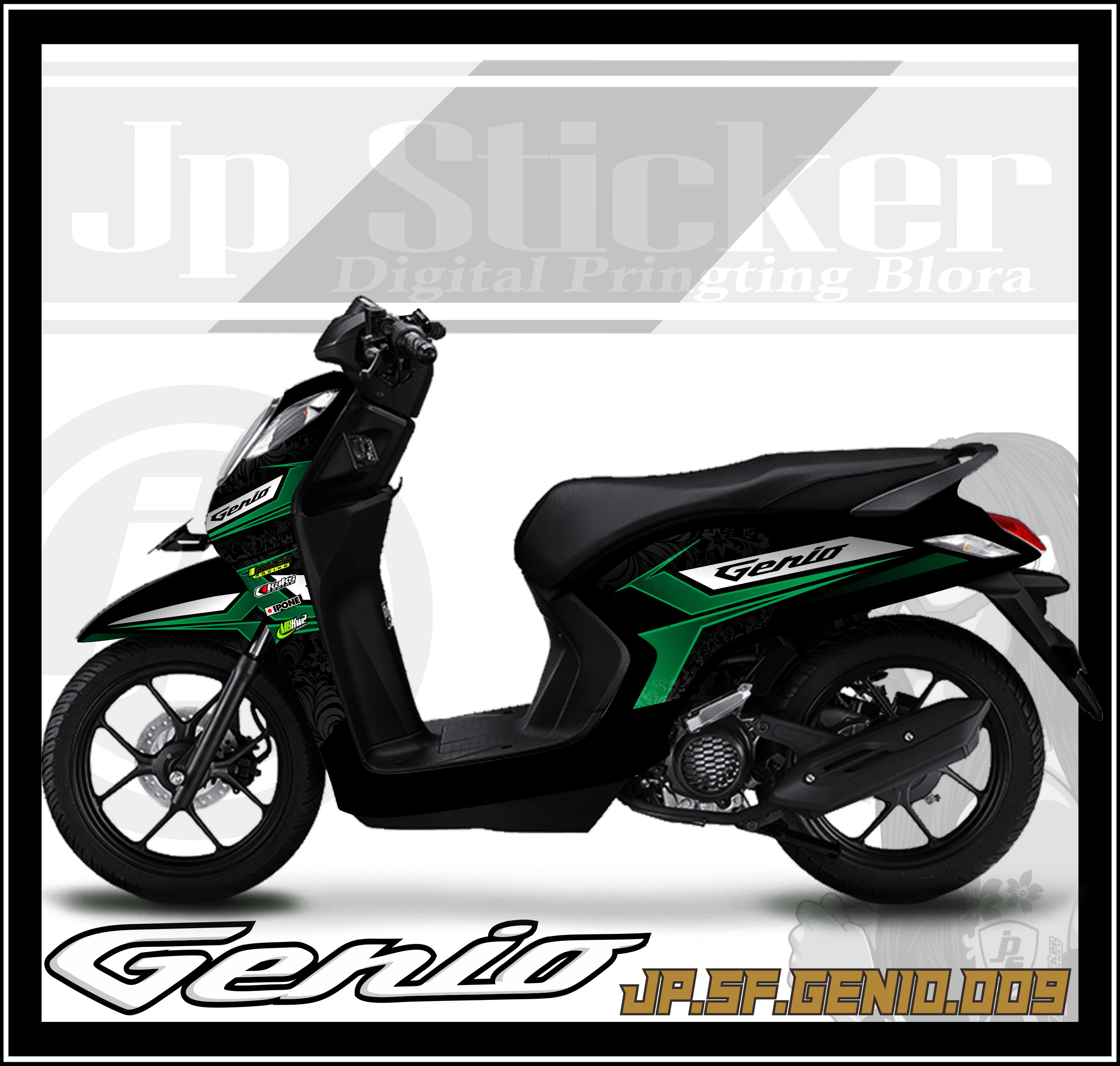 GENIO STICKER STRIPING GENIO STIKER MOTOR HONDA GENIO LIST VARIASI ...