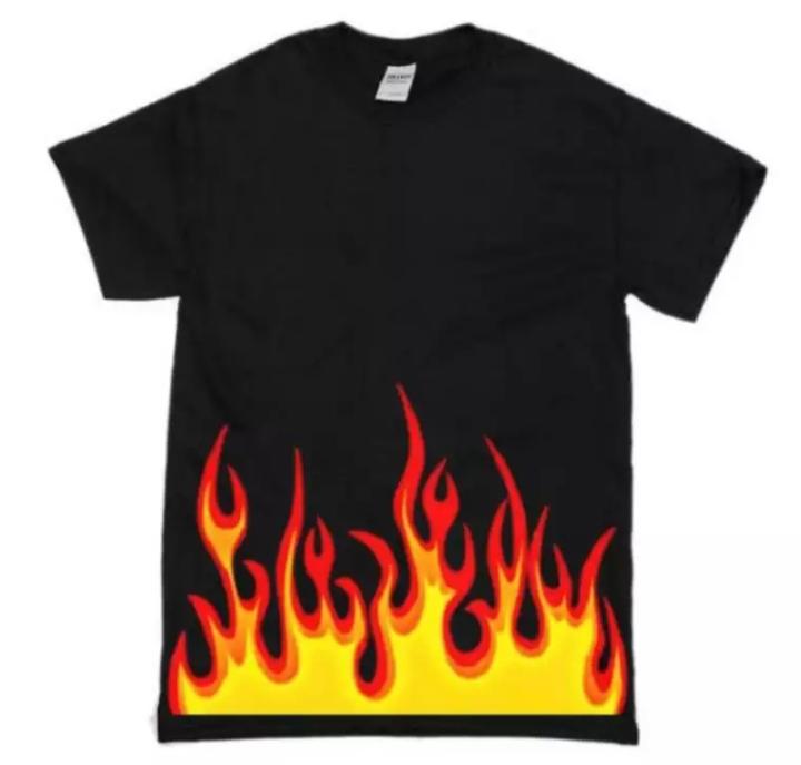 BAJU/KAOS MOTIF API PRIA DAN WANITA KEKINIAN,T-SHIRT MOTIF API TERBARU ...