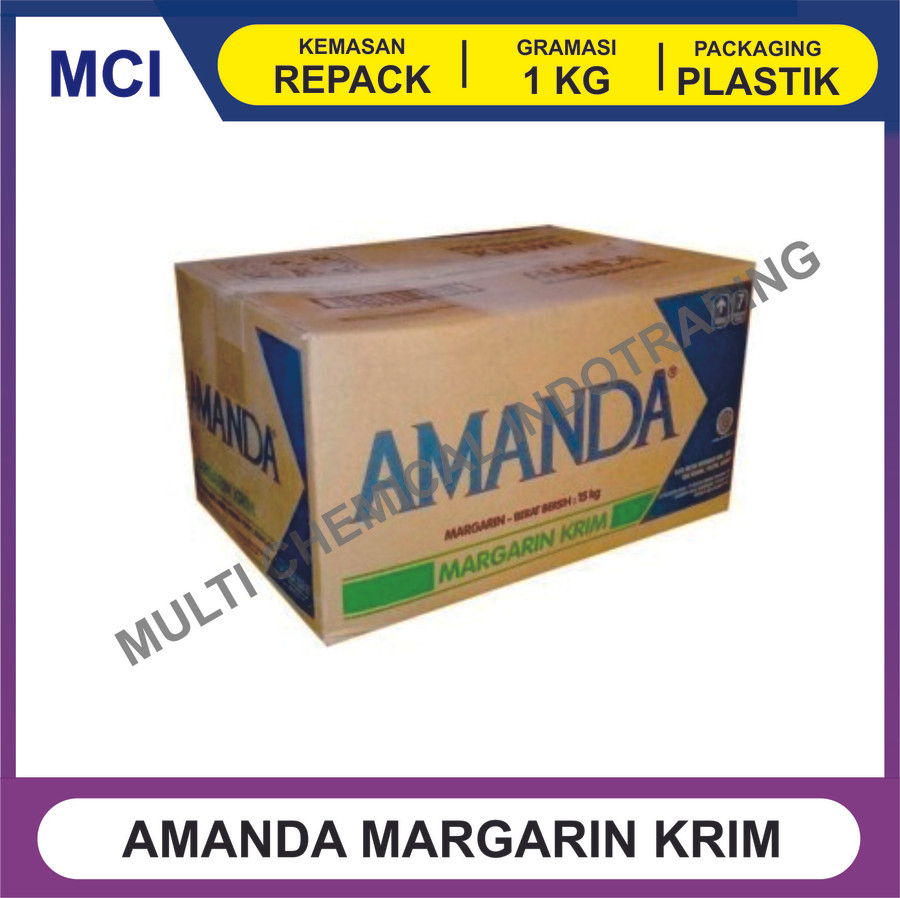 AMANDA MARGARINE / MARGARIN KRIM REPACK 1 KG | Lazada Indonesia
