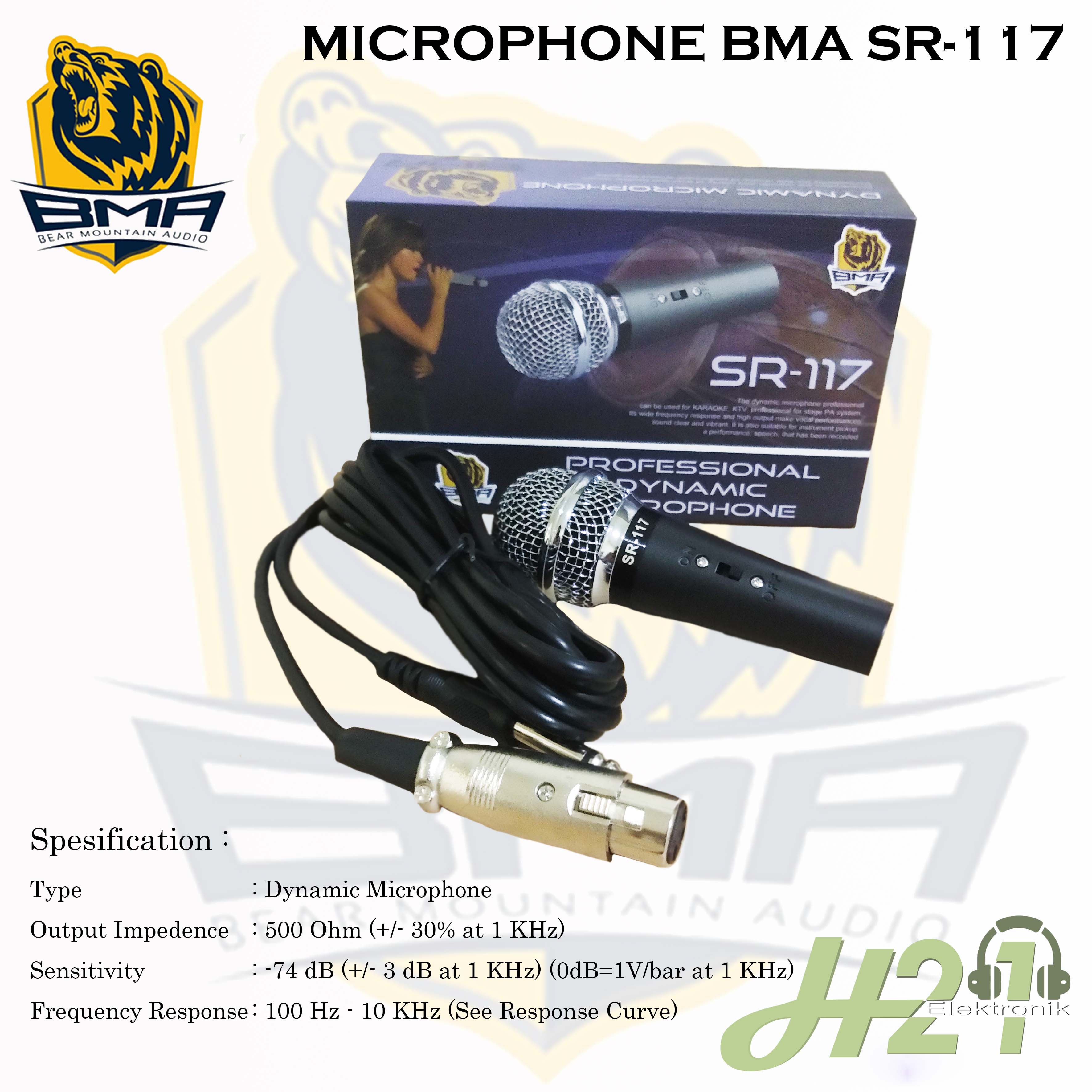 MIC BMA SR 117 Microphone BMA 117 Mic Kendang Mic Suara Dut | Lazada Indonesia