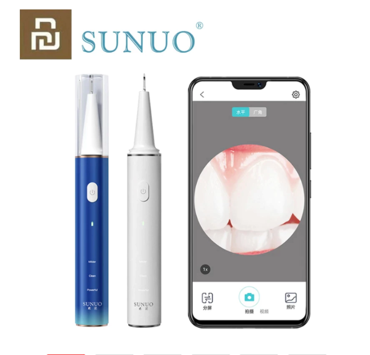 Sunuo Scaler Gigi Ultrasonik Visual Pintar T12 Pro Endoskopi HD ...