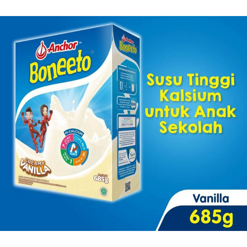 Anchor Boneeto Susu Bubuk 685 Gr, Rasa Vanilla | Lazada Indonesia
