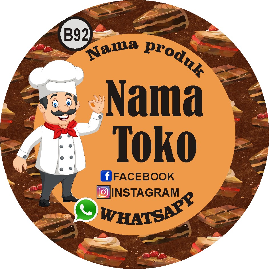 STIKER BULAT | STIKER PRODUK | STIKER KEMASAN | STIKER CATERING ...