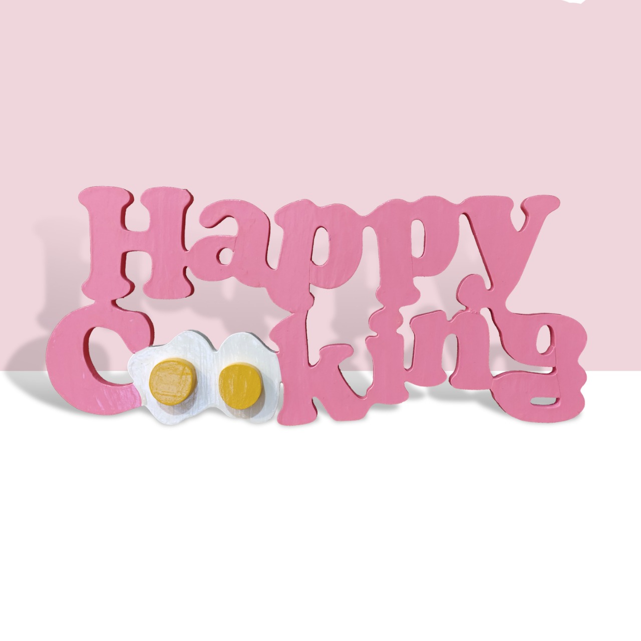 Happy Cooking Telur Ukir Huruf 40x20cm Dekorasi Hiasan Ruangan Dapur ...