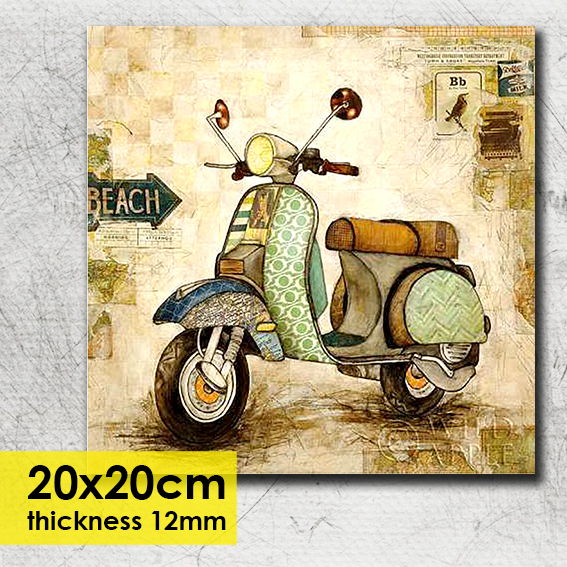 poster kayu decoupage walldecor hiasan dinding rumah cafe ruangan tebal ...
