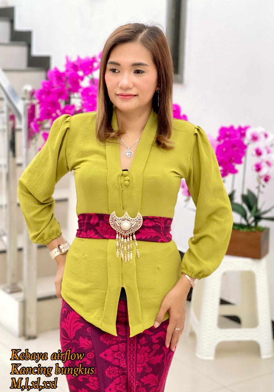 kebaya kartini kebaya airflow kancing bungkus pakaian wanita model ...