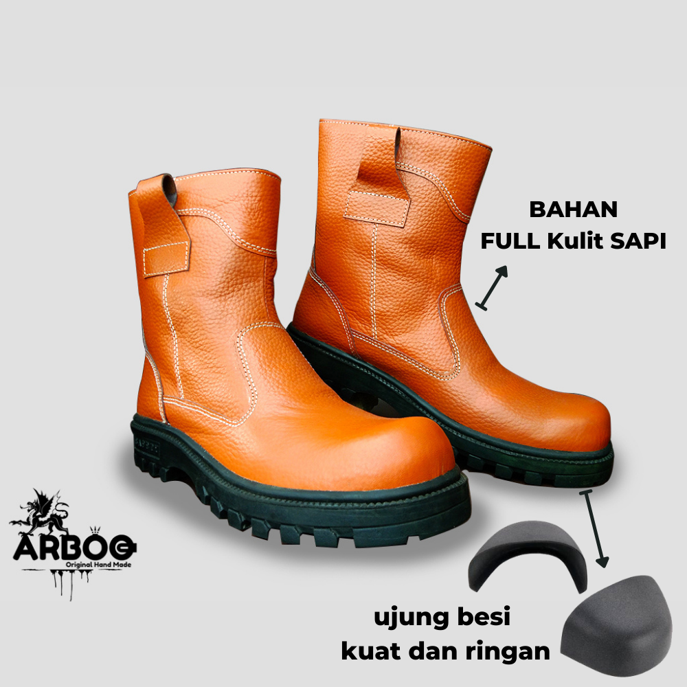 Sepatu safety proyek Vision King Terbaru Murah Berkualitas Ujung Besi ...