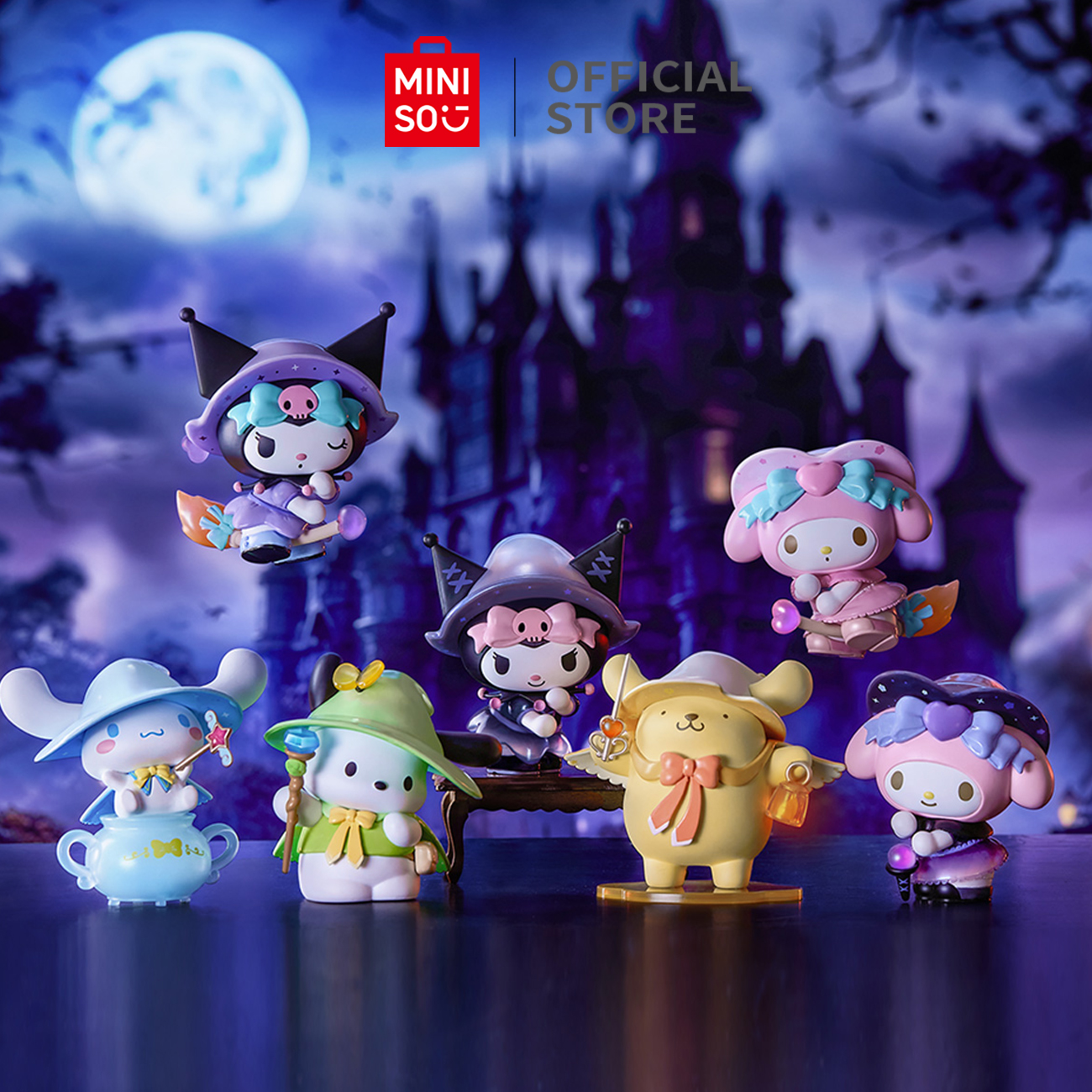 Miniso x Sanrio Ornamen Kuromi Blind Box Lucu Koleksi Sanrio characters ...