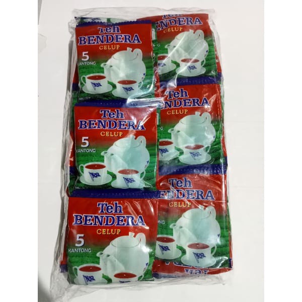 Teh Celup Bendera Sachet (1 pack 4 renceng) | Lazada Indonesia