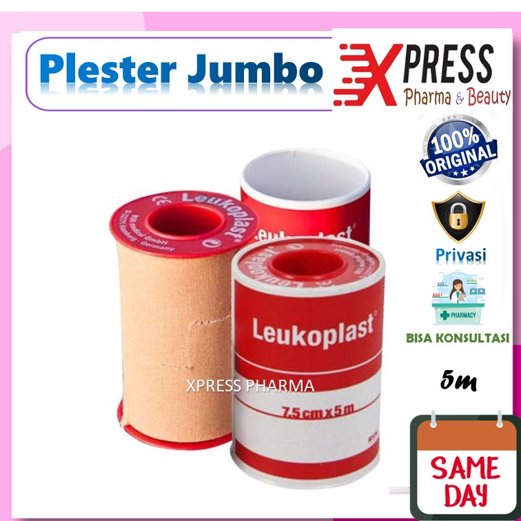 ⚡XPRESS⚡ Leukoplast Plester Leukoplas Hansaplast Roll 7,5 cm x 4,5 m ...